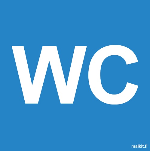 WC opaste - Malkit verkkokauppa