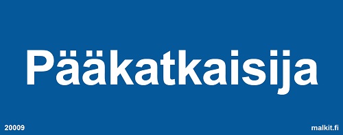 Pääkatkaisija opaste - Malkit verkkokauppa